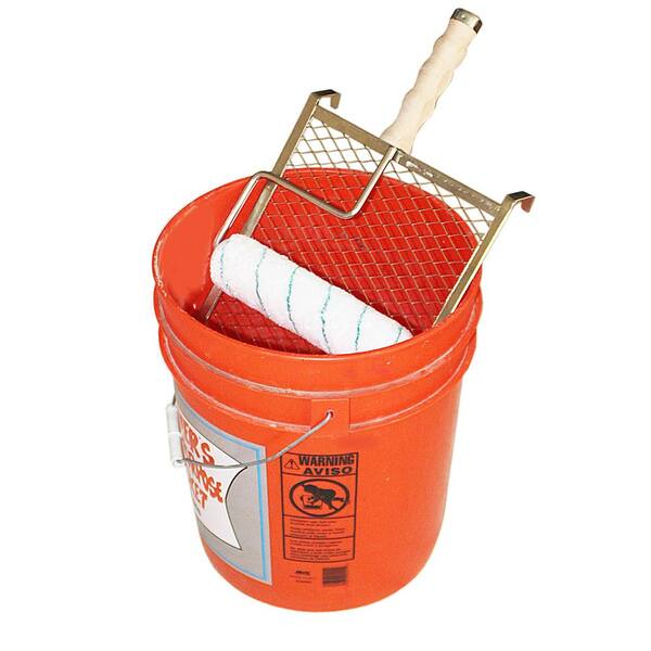 PRIVATE BRAND UNBRANDED Heavy Duty 5 gal. Metal Bucket Grid HD RM 416 H ...