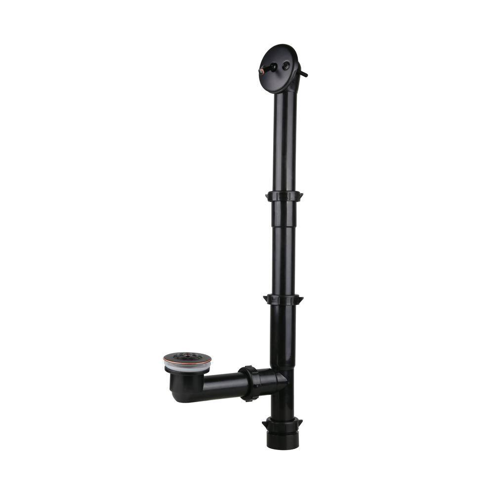 Streamline Trip Lever 1-1/2 in. Bath Waste and Overflow Drain in Matte ...