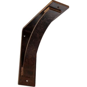 Ekena Millwork 3 in. W x 14 in. H x 14 in. D Morris Antiqued Copper ...