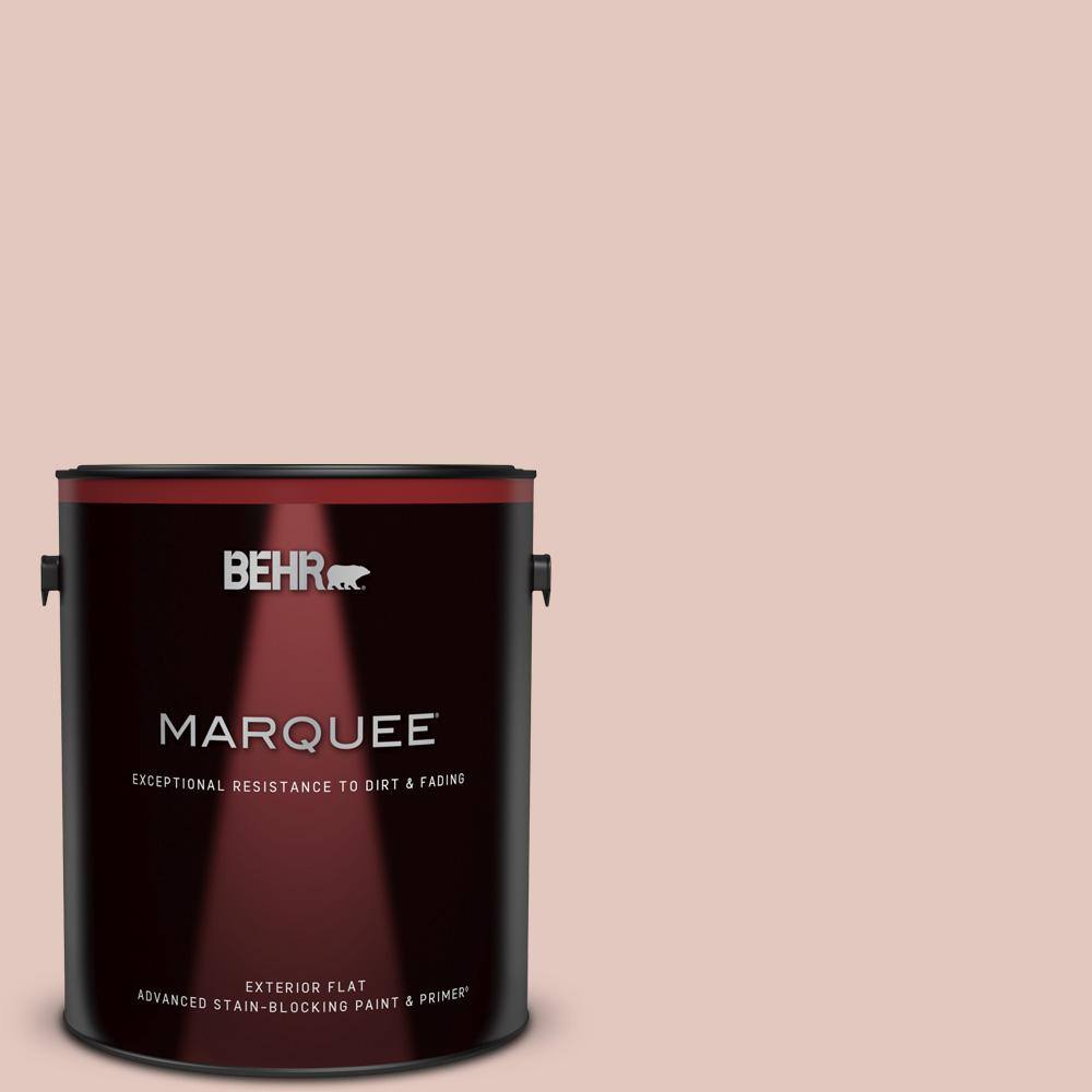 BEHR MARQUEE 1 gal. #S170-2 Rosewater Flat Exterior Paint & Primer ...