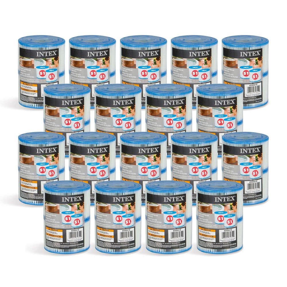 INTEX 4.25 in. Dia PureSpa Type S1 Easy Set Pool Filter Replacement ...