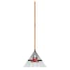 Husky 53 in. Long Wood Handle 22 in. Steel Leaf Rake 77844-950 - The ...