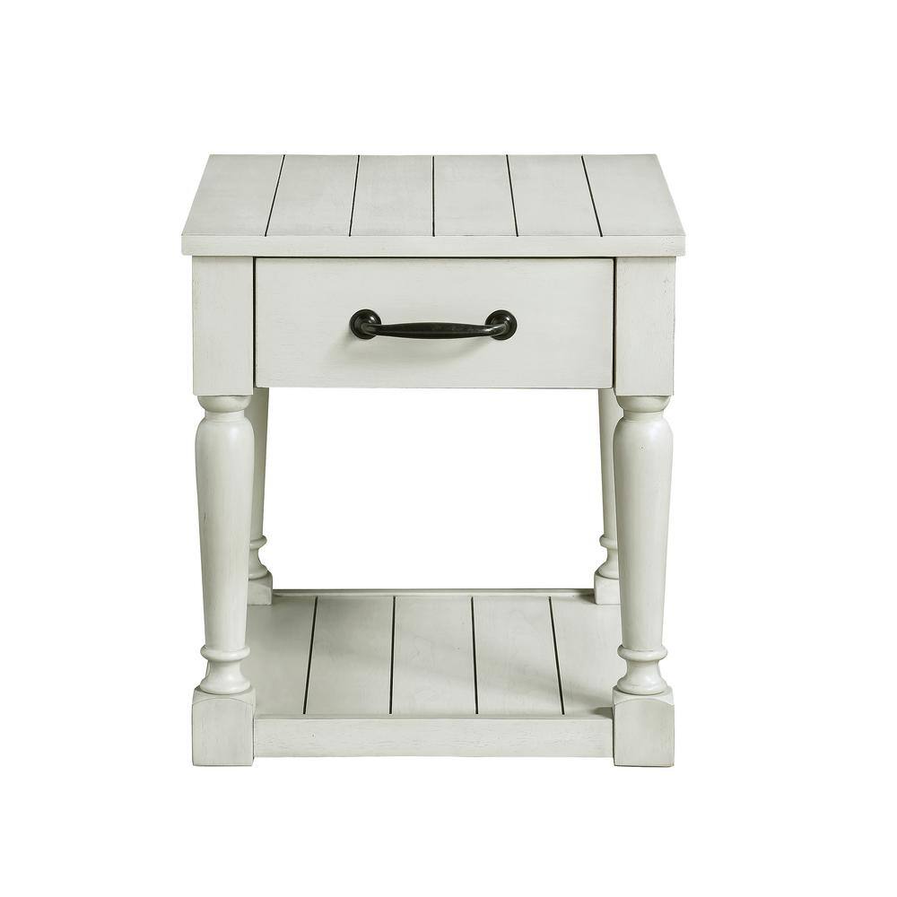 Steve Silver Hemingway Alabaster End Table HM100E - The Home Depot
