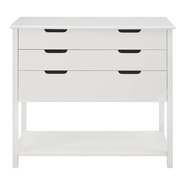 StyleWell Craft White Storage Console CRF-007-WH - The Home Depot