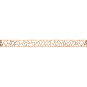 Ekena Millwork Rochester Fretwork 0.25 in. D x 46.375 in. W x 4 in. L ...