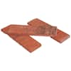Z-BRICK 8 in. x 2.25 in. x 0.44 in. Concrete Americana Classic Red Thin ...