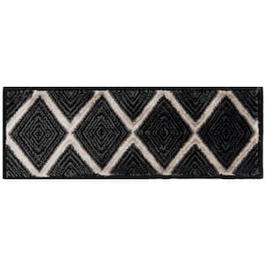 Technoflex Secure Step-Black 8 in. x 24 in. Recycled Rubber Stair Tread ...