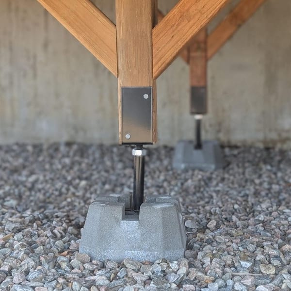 Deck Leveling Blocks POPMERE 24 Pack Adjustable Deck Support, High Load ...