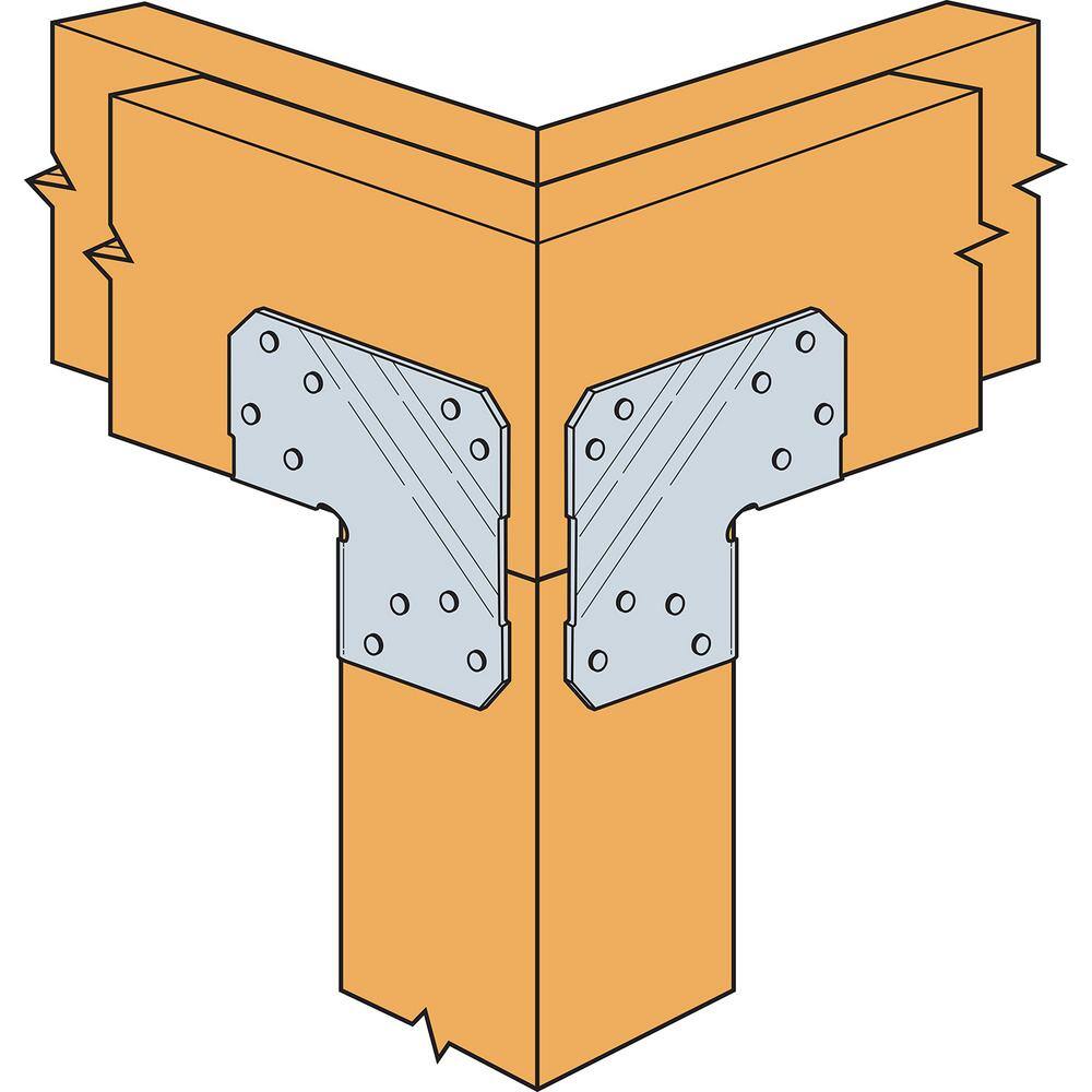 Buy LCE ZMAX Galvanized End Post Cap for 4x Nominal Lumber Online at ...