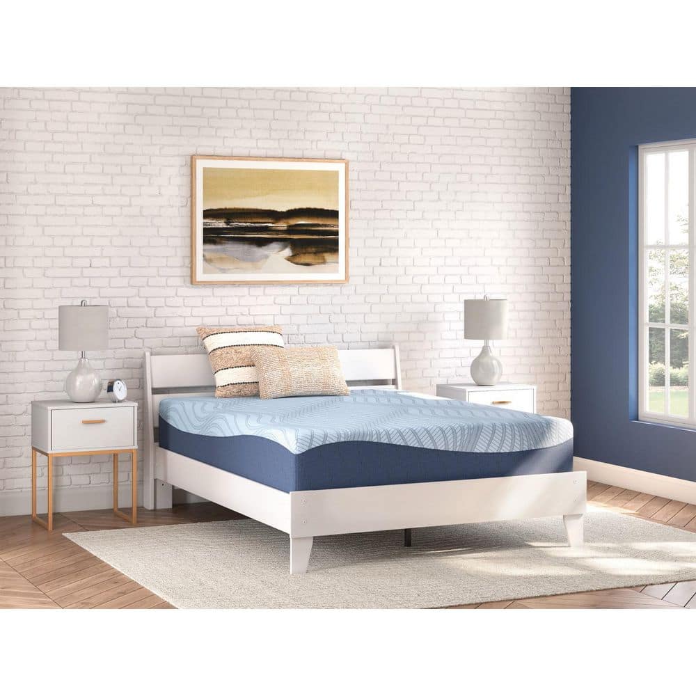 Signature DESIGN BY ASHLEY Peak 2.0 12 Memory Foam Queen Firm High ...
