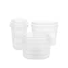 Zip Top Reusable Silicone 8-Piece set 3-Sizes of Cups, 3-Sizes of ...