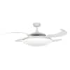 Fanaway Evo2 White Retractable 4-blade 48 in. Lighting with Remote ...