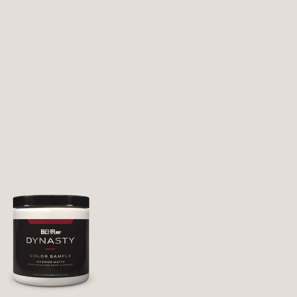 BEHR DYNASTY 8 oz. BWC-21 Poetic Light Matte Stain-Blocking Interior ...