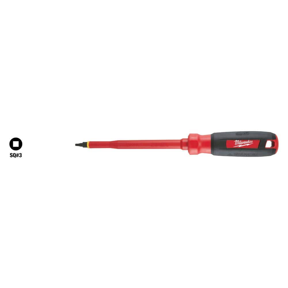 Milwaukee 9-in-1 Square Drive Ratcheting Multi-Bit Screwdriver 48-22 ...