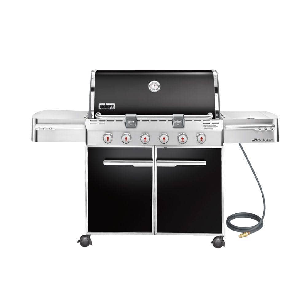 Reviews for Weber Summit E-620 6-Burner Natural Gas Grill in Black | Pg ...