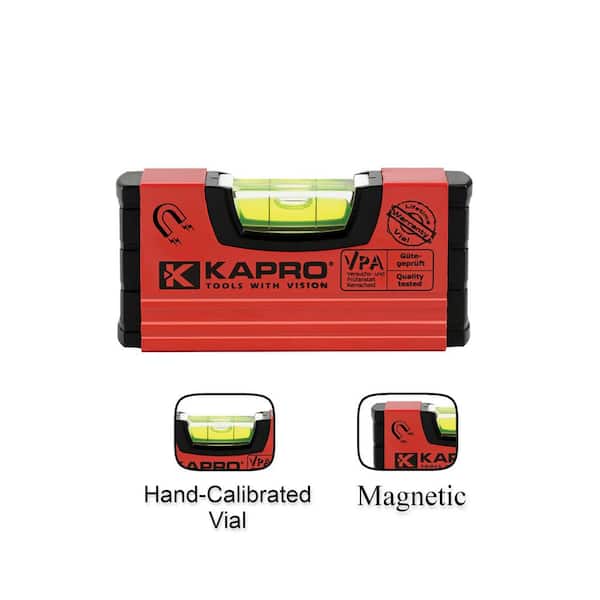 Kapro 4 in. Magnetic Handy Level 246M-D - The Home Depot
