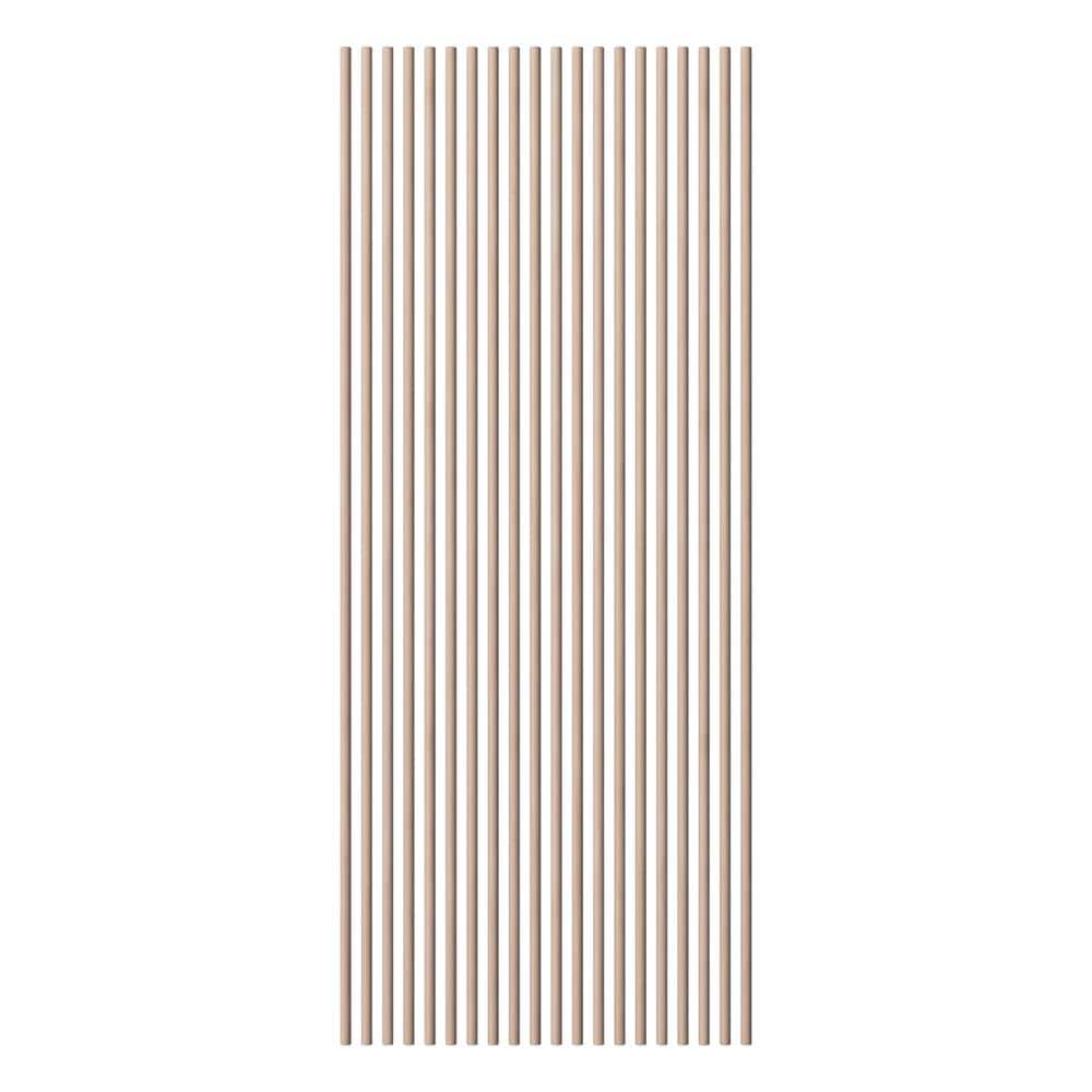 Ekena Millwork Heritage Premier Half Round 94.5 in. H x 1 in. W ...