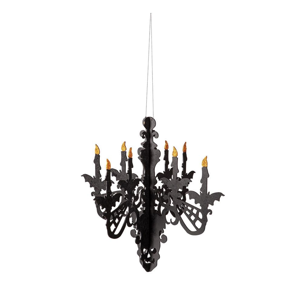 Evergreen Enterprises 17 in. Wood Board Chandelier Hanging Decor ...