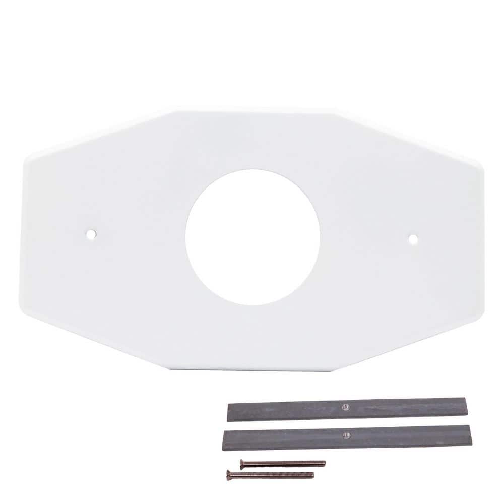 Westbrass One-Hole Remodel Cover Plate for Mixet Bathtub and Shower ...