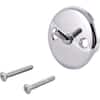 Delta Classic Overflow Plate and Screws in Chrome RP31555 - The Home Depot
