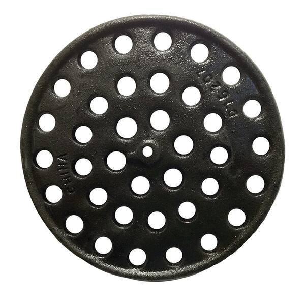 JONES STEPHENS 4-7/8 in. O.D. Replacement Cast Iron Strainer Less Hinge ...