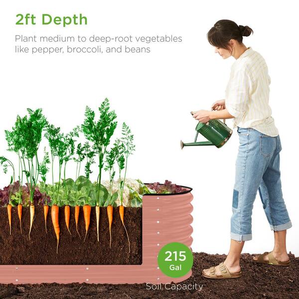 Planter Box For Depth Of Vegetables Amazon.com: NAVINE 6x3x2 Ft Raised