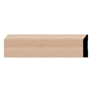 Ekena Millwork WM623 0.56 in. D x 3.25 in. W x 96 in. L Wood White Oak ...