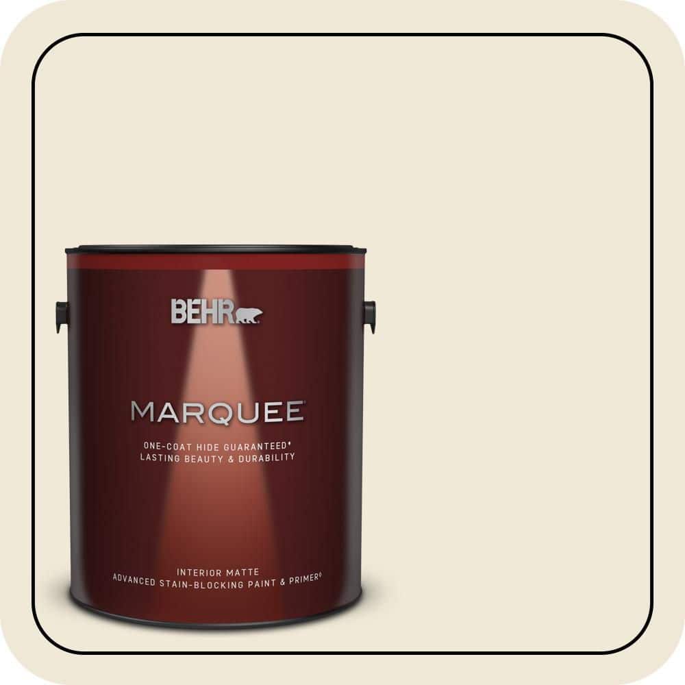 BEHR MARQUEE 1 gal. #GR-W13 Polished Marble Matte Interior Paint ...