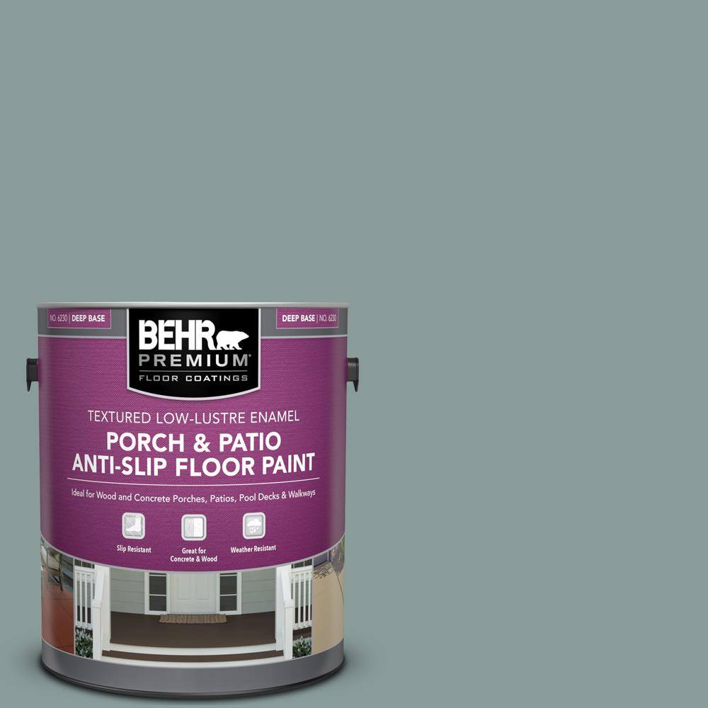 BEHR PREMIUM 1 gal. #HDC-AC-23 Provence Blue Textured Low-Lustre Enamel ...
