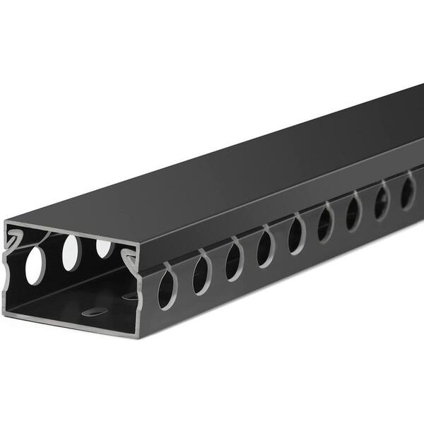 Yichuhaoxi Under Desk Cable Management 1.33 ft. Cable Management Under Desk, Easy Install Self ...