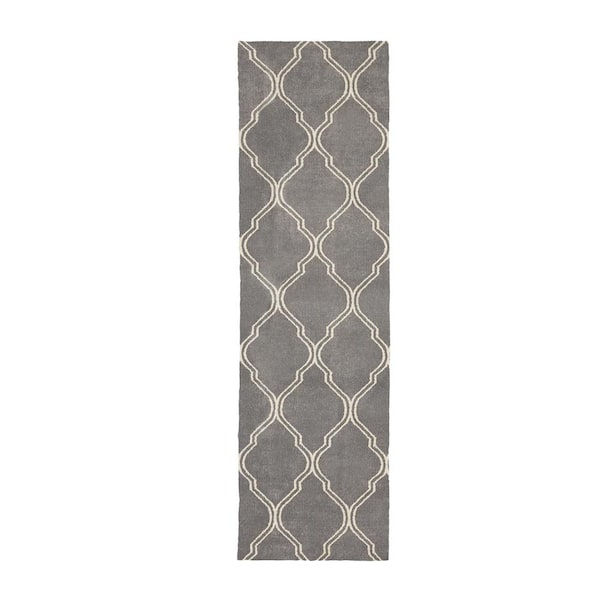 Home Decorators Collection Walton Pewter 2 ft. x 7 ft. Runner Rug 11394 ...
