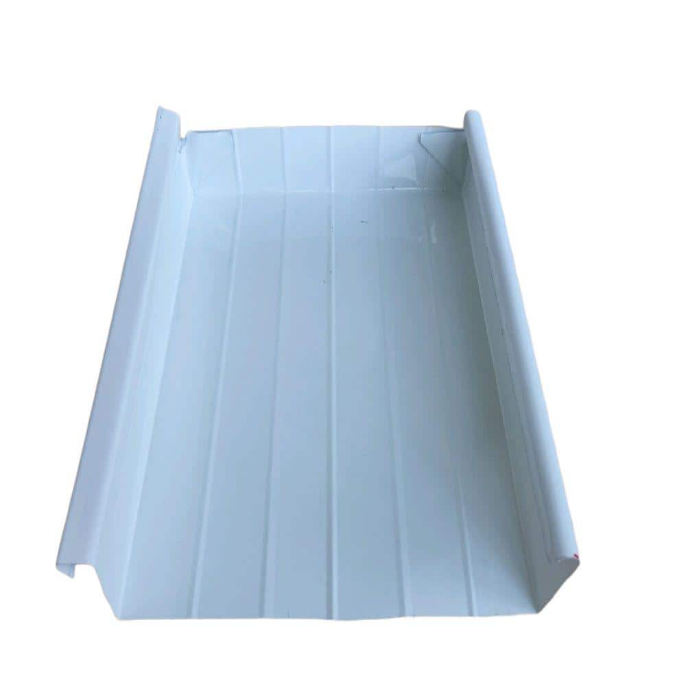 0.024 x 3 in. x 12 in. White 5 Rib Str Roof Panel 47139 - The Home Depot