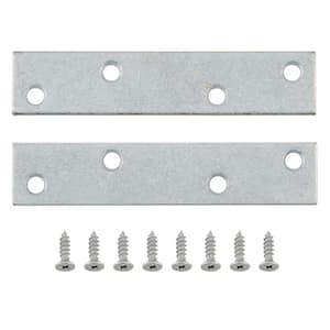 Everbilt (2-Pack) 3 in. Galvanized Mending Plate 33720 - The Home Depot