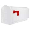 Architectural Mailboxes Parsons White, Medium, Plastic, Post Mount ...