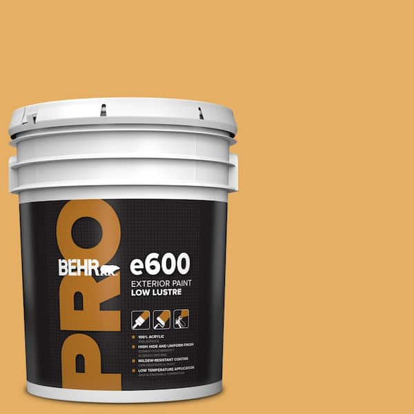 BEHR PRO 5 gal. #MQ4-11 Lamplit Low Luster Exterior Paint PR62305 - The ...