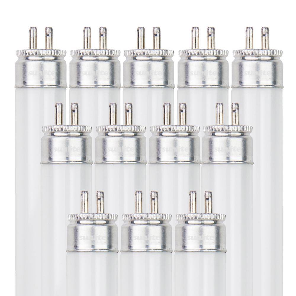 Sunlite 14-Watt 22.2 in. Linear Tube T5 G5 Mini Bi Pin Base Fluorescent ...
