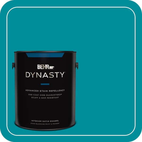 BEHR DYNASTY 1 gal. #P470-6 Bella Vista Satin Enamel Interior Stain ...