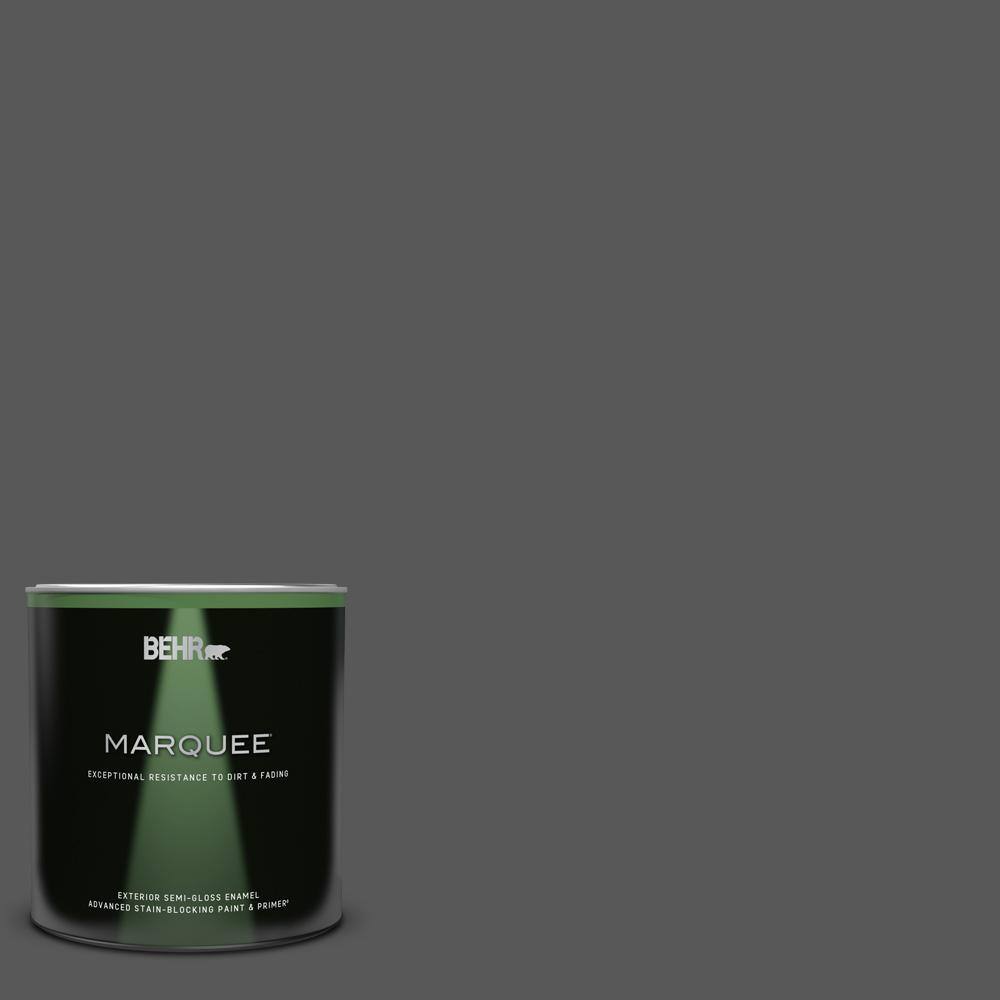 BEHR MARQUEE 1 qt. #PPU24-22 Shadow Mountain Semi-Gloss Enamel Exterior ...