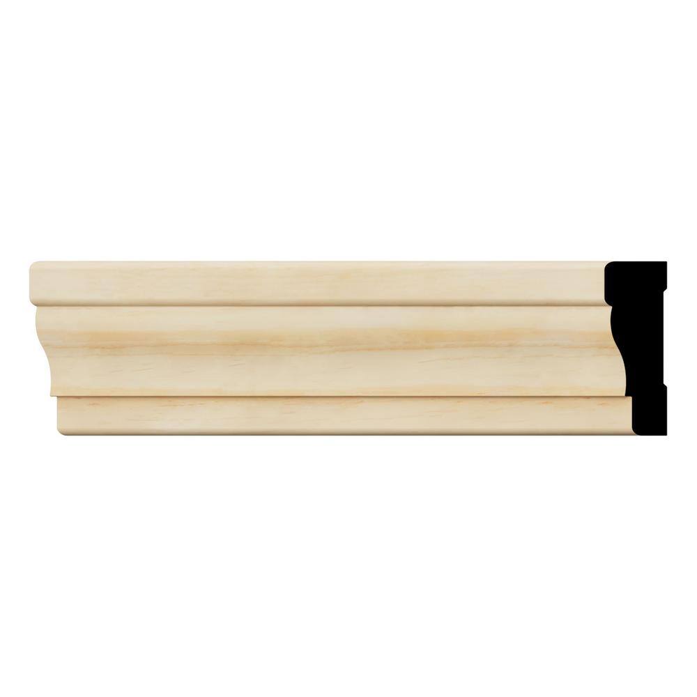 Ekena Millwork WM356 0.69 in. D x 2.25 in. W x 96 in. L Wood (Pine ...