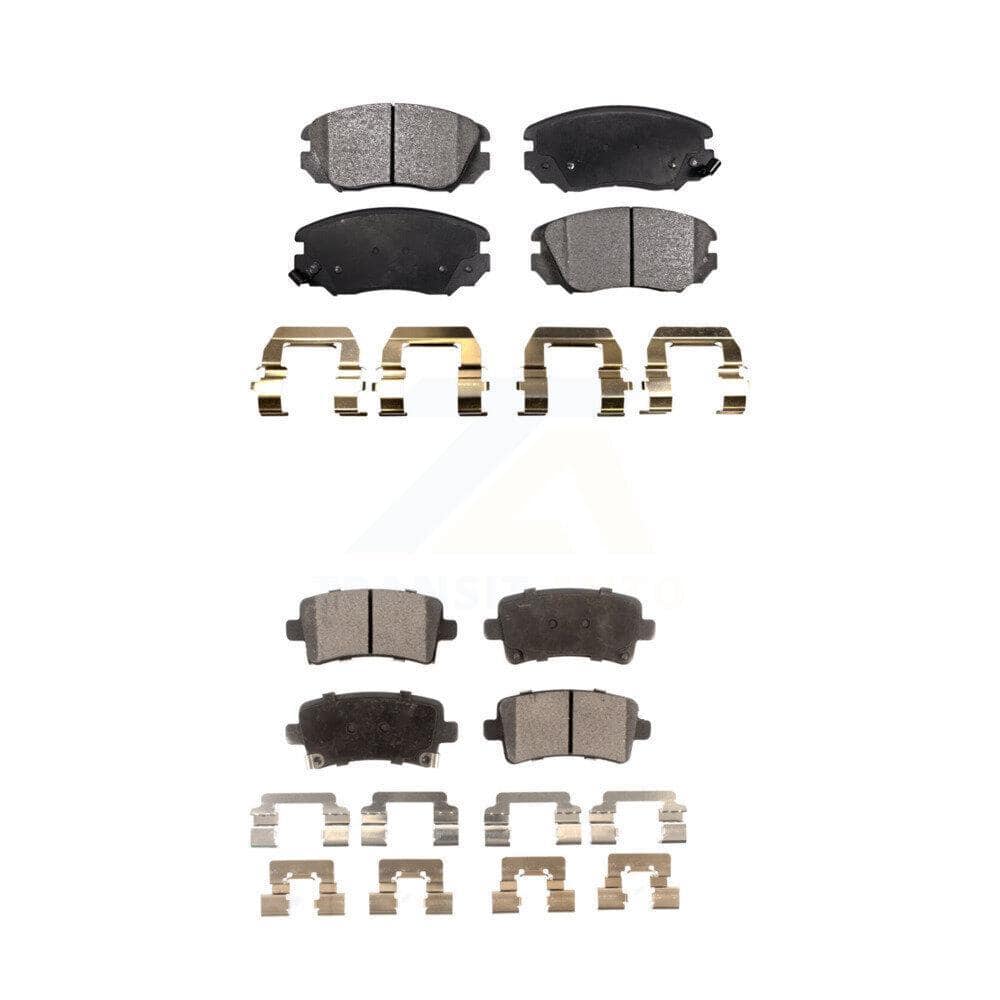 TEC Front Rear Ceramic Brake Pad Kit For Chevrolet Malibu Buick Impala ...