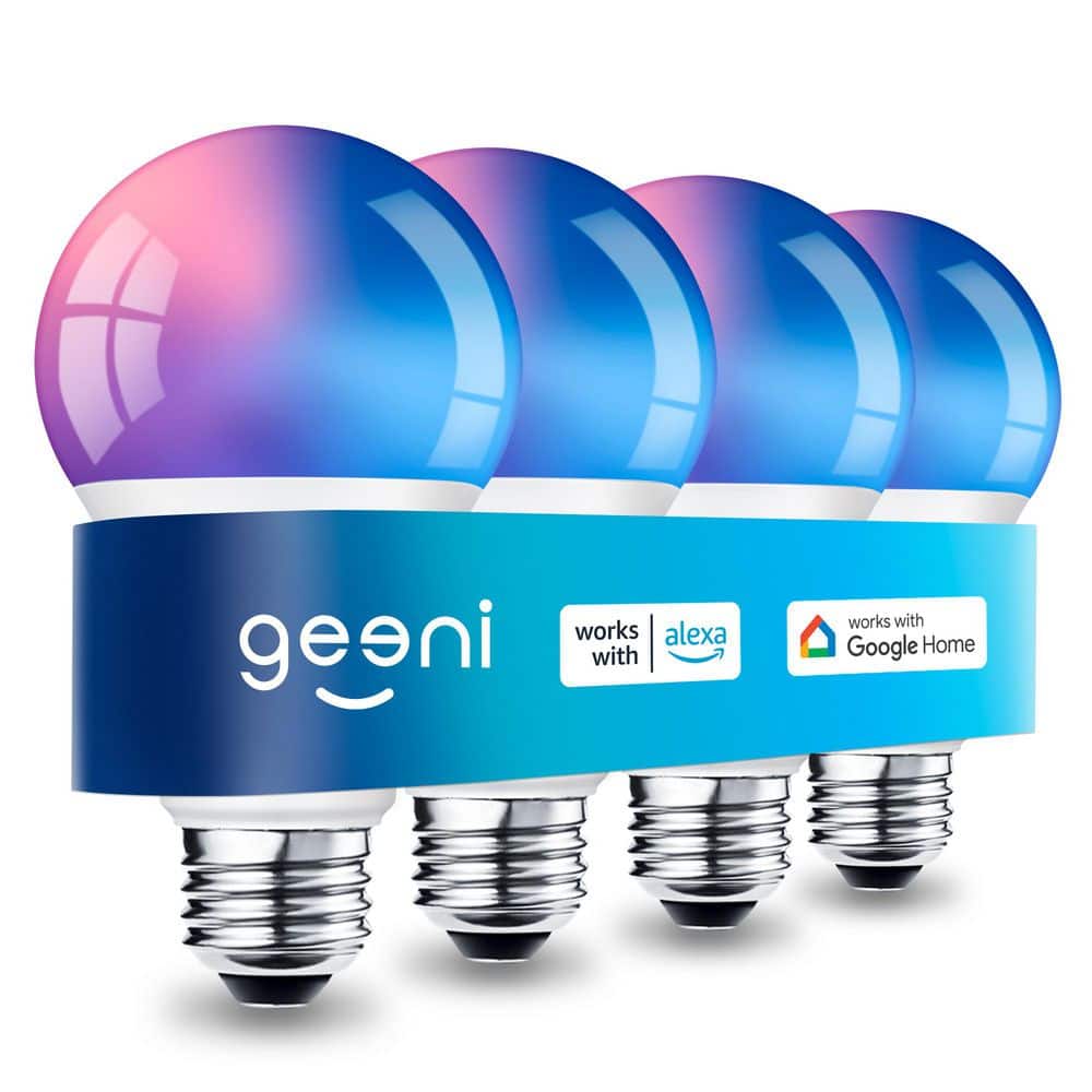 Geeni 60-Watt Equivalent Prisma Plus 800 A19 Dimmable and Tunable White ...