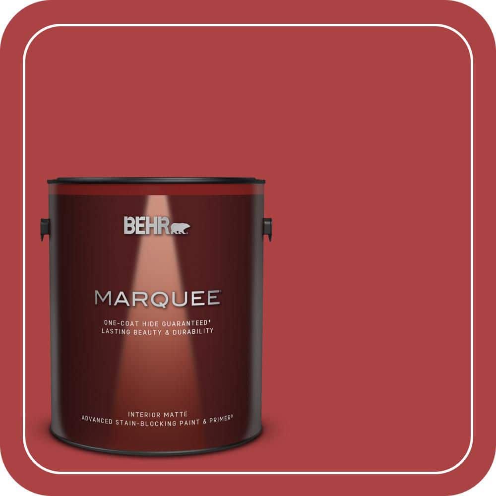 BEHR MARQUEE 1 gal. #160B-7 Daredevil Matte Interior Paint & Primer ...