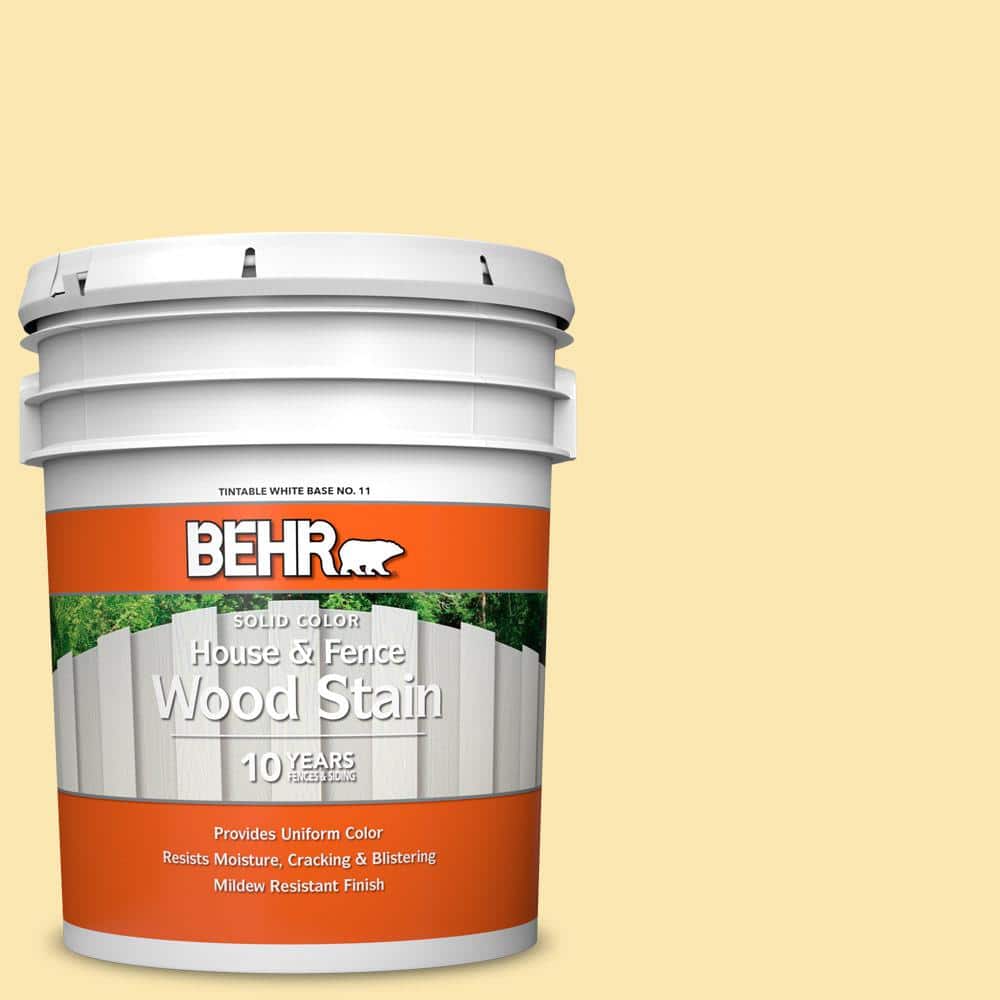 BEHR 5 gal. #P280-2 Gold Thread Solid Color House and Fence Exterior ...