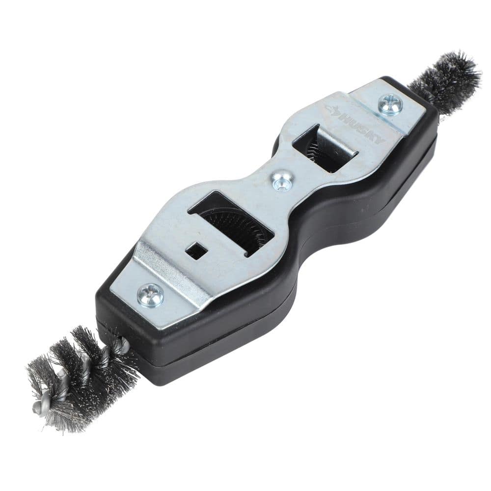 Husky 6-in-1 Inner-Outer Fitting Brush for 1/3 in. to 3/4 in Tubing 80 ...