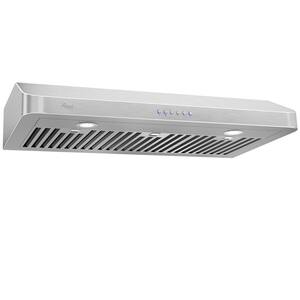 AWOCO Supreme Series 30 in. 1000 CFM Ducted Under Cabinet Range Hood in ...