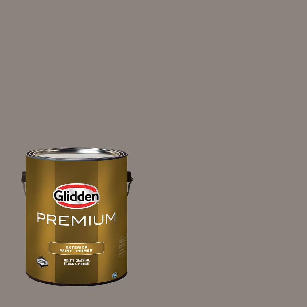 Glidden Premium 1 gal. PPG1006-5 So Sublime Semi-Gloss Exterior Latex ...
