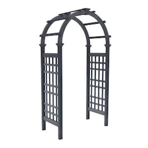 northbeam Norfolk 81 in. x 60 in. Hemlock Transitional Arbor ...