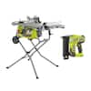 RYOBI 15 Amp 10 in. Expanded Capacity Portable Table Saw w/ Rolling ...