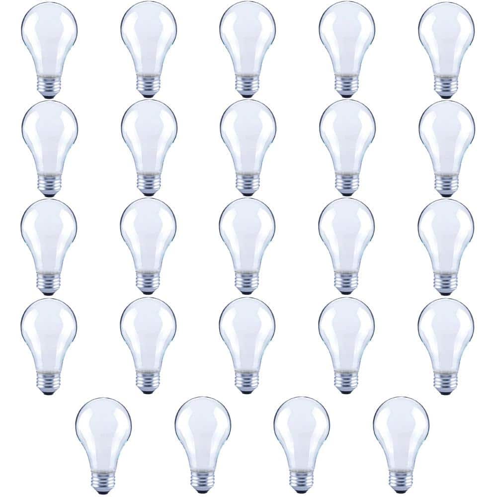 40-Watt Equivalent A19 Frosted Glass Vintage Decorative Edison Filament ...