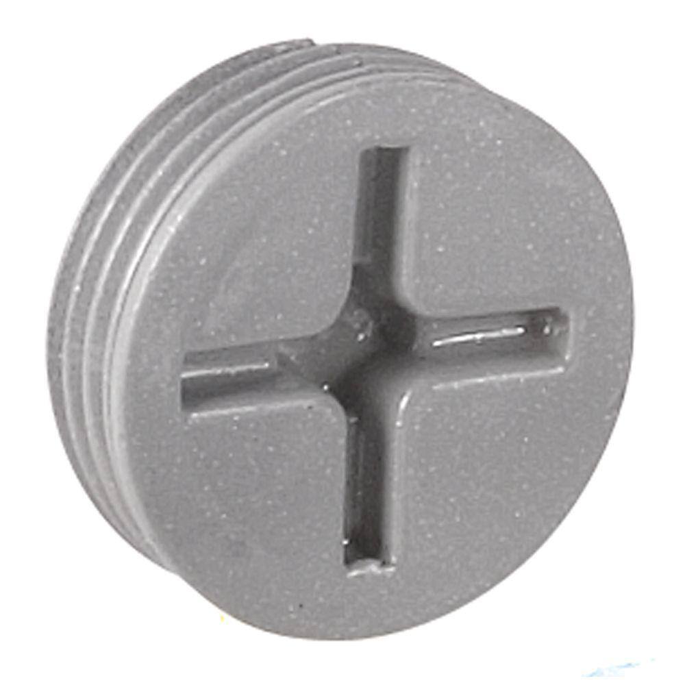 TAYMAC 3/4 in. Gray Weatherproof Metal Closure Plugs (4-Pack) CP475S ...